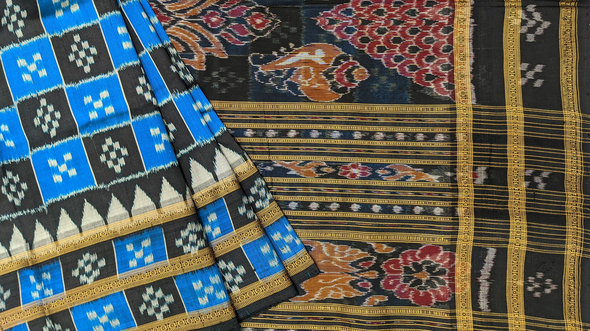 Pasapali Saree | Buy Border Sambalpuri Pasapalli Saree Online ...