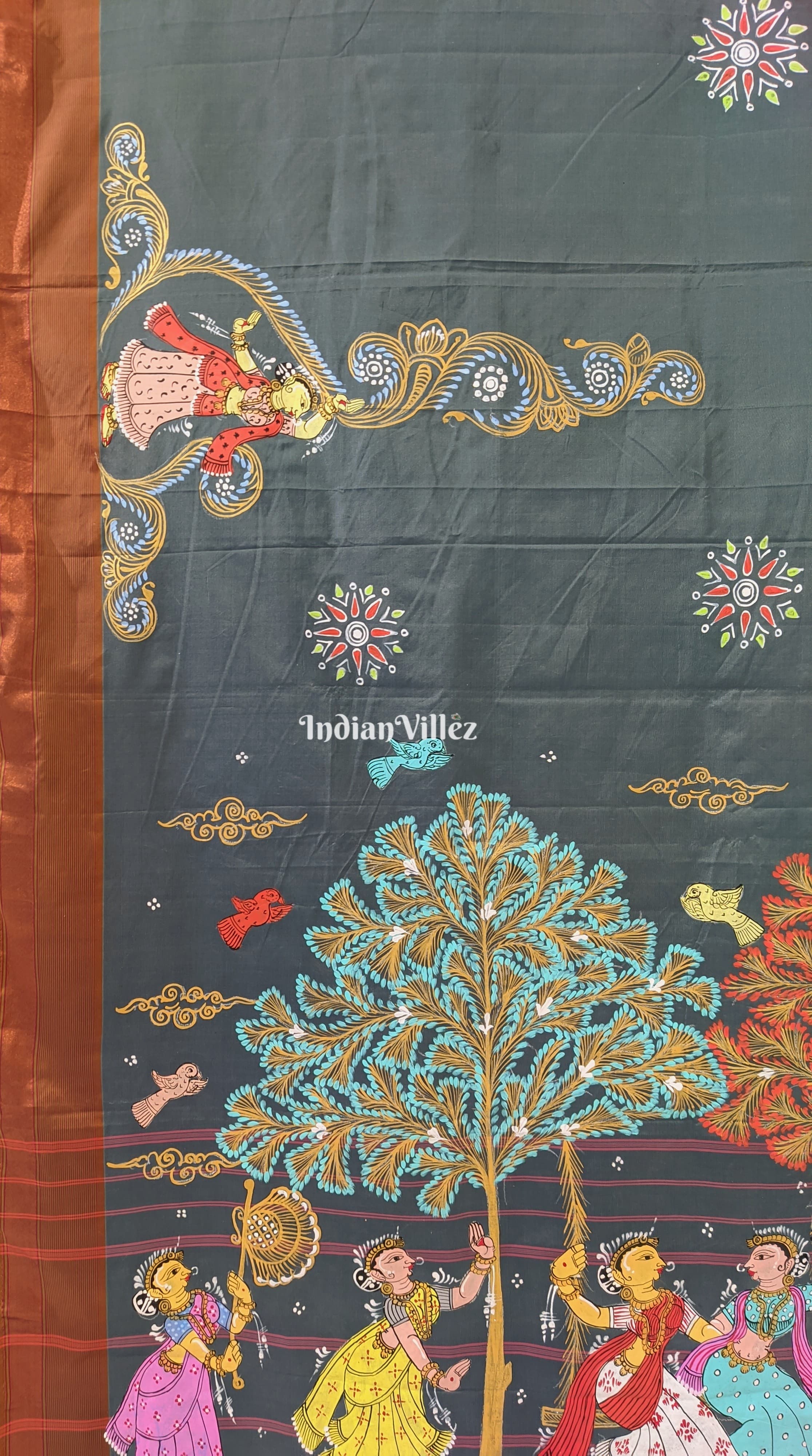 Rani Pink Odisha Handloom Nabakothi Silk Dupatta – IndianVillèz