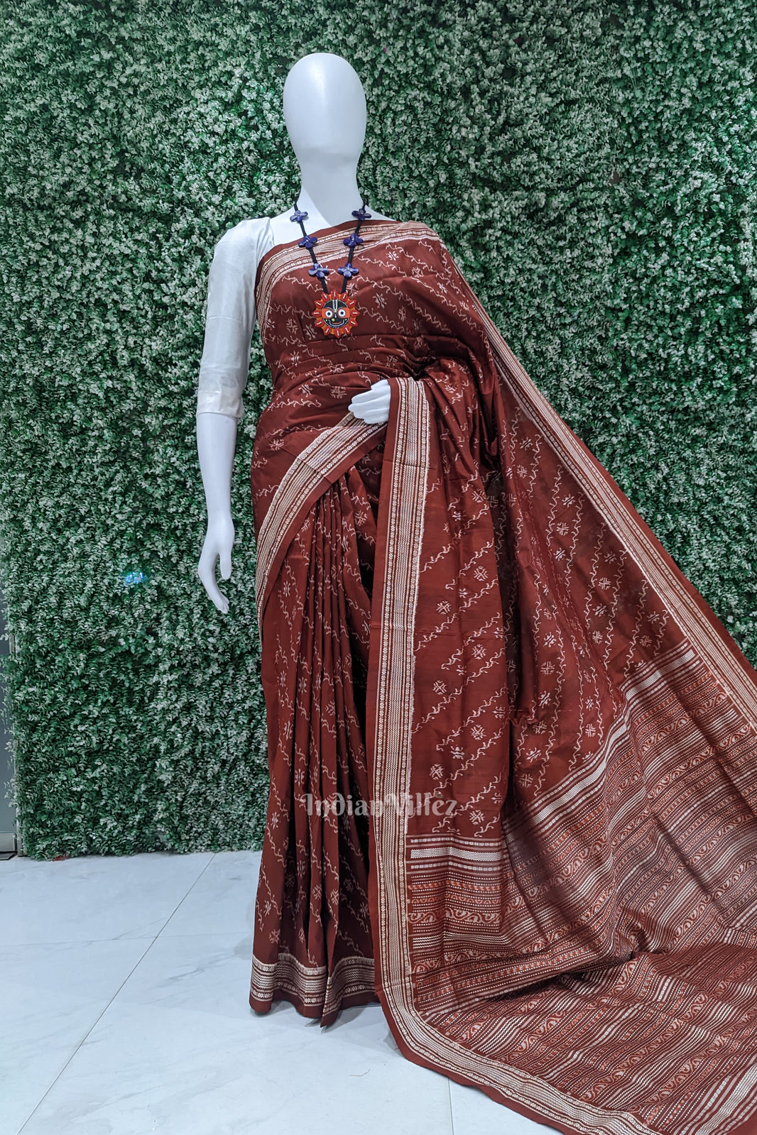 Natural Dye Sambalpuri Silk Saree – IndianVillèz