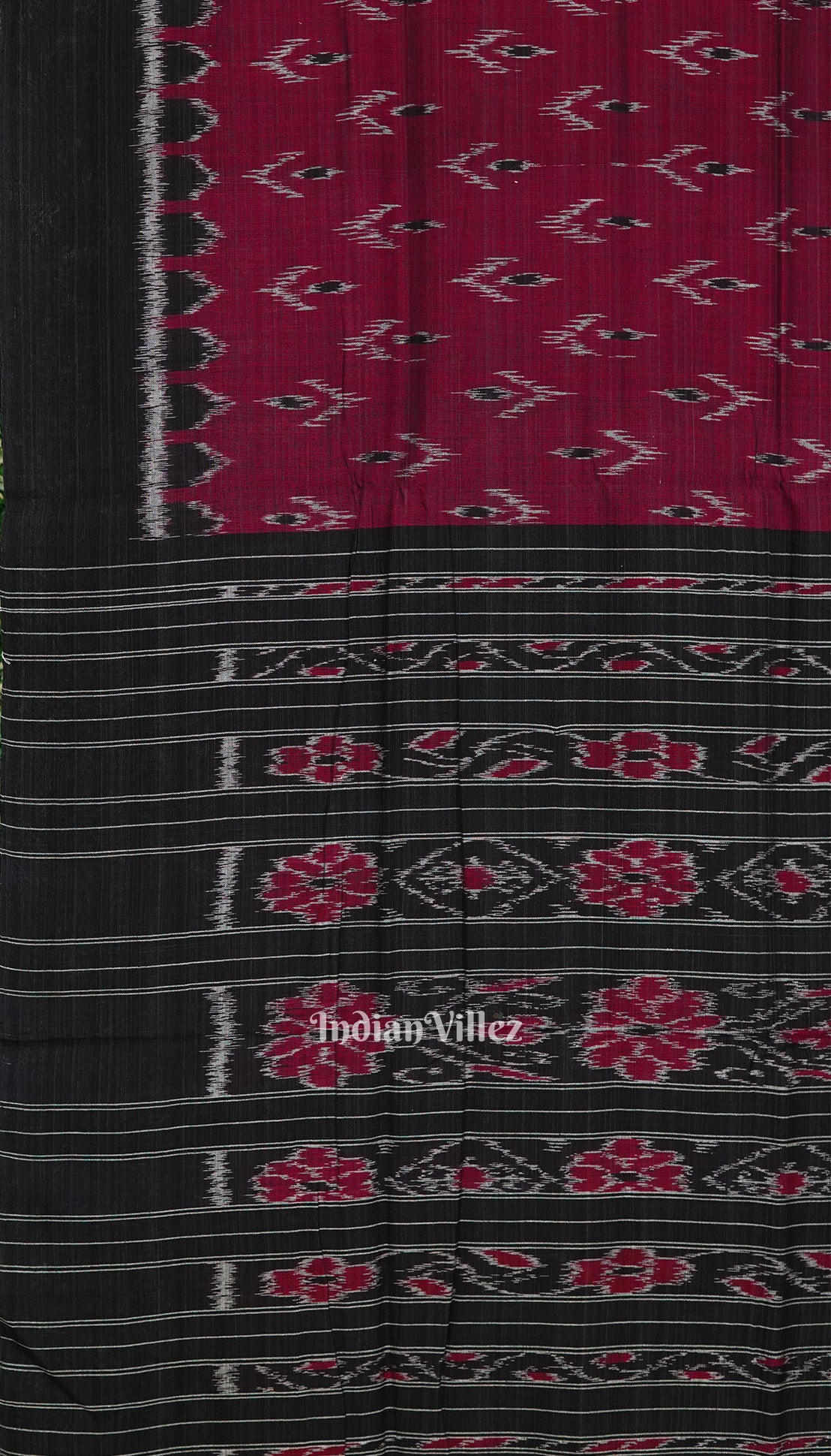 Maniabandha Saree | Buy Cotton Ikat Maniabandha Pata Saree Online ...
