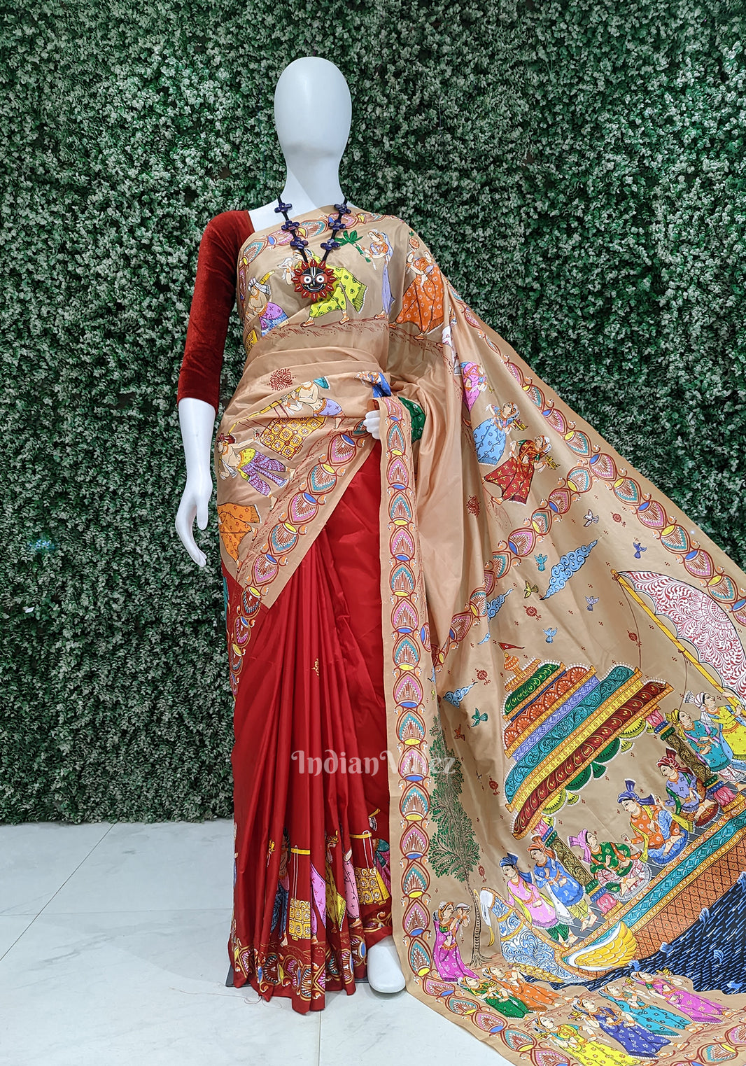 Pattachitra Sarees | Buy Hand-Painted Patachitra Sarees Online ...