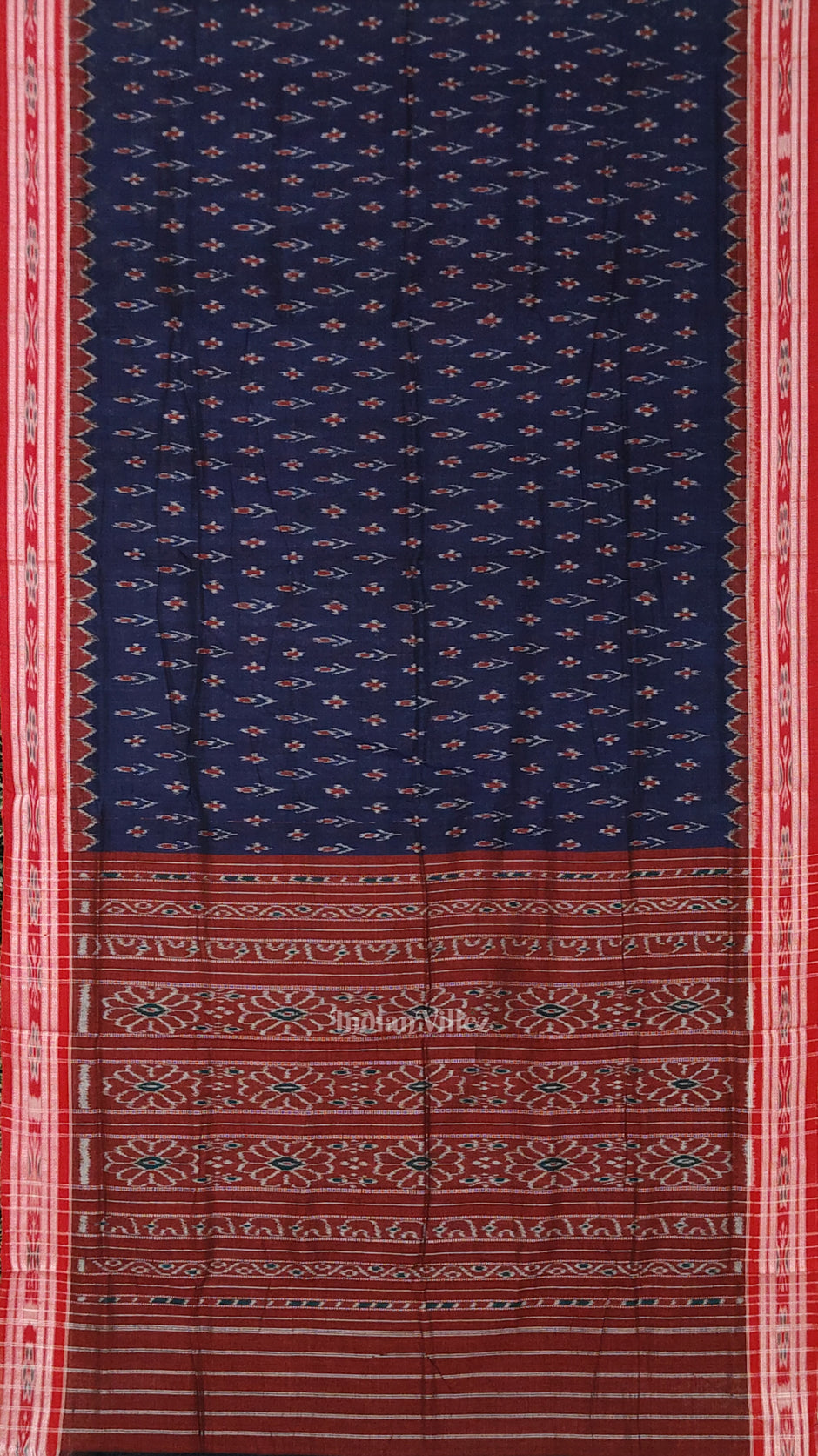 Maniabandha Saree | Buy Cotton Ikat Maniabandha Pata Saree Online ...