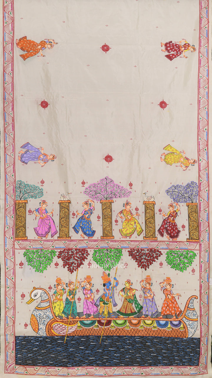 Pattachitra Sarees | Buy Hand-Painted Patachitra Sarees Online ...