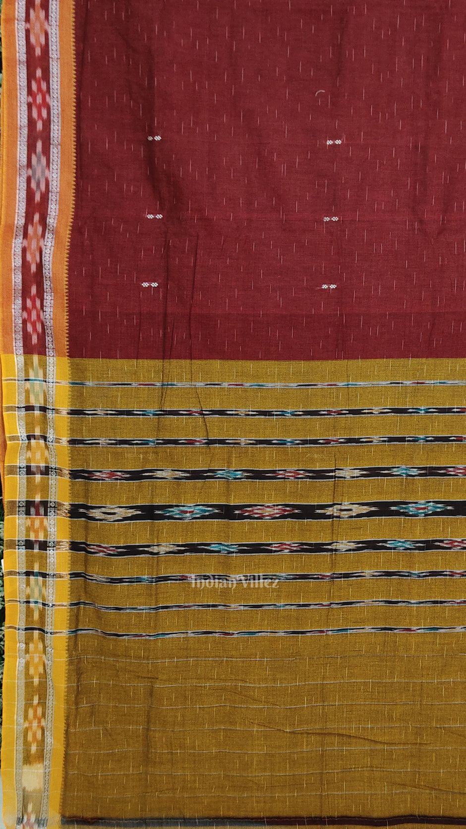 Maniabandha Saree | Buy Cotton Ikat Maniabandha Pata Saree Online ...