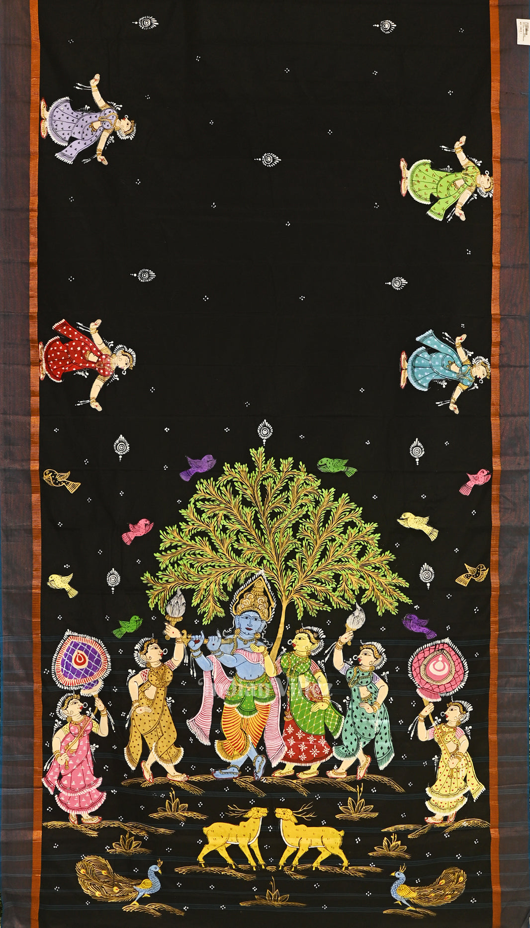 Pattachitra Sarees | Buy Hand-Painted Patachitra Sarees Online ...