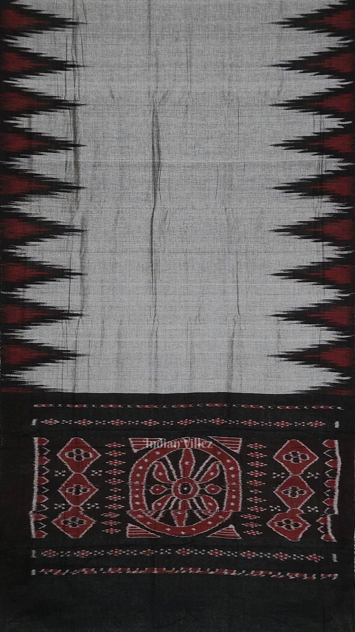 Maniabandha Saree | Buy Cotton Ikat Maniabandha Pata Saree Online ...