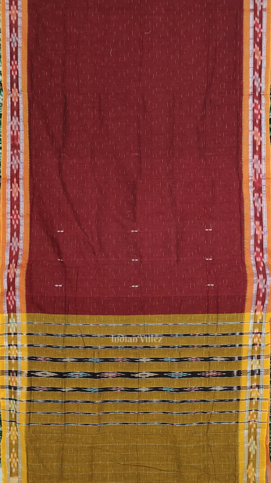 Maniabandha Saree | Buy Cotton Ikat Maniabandha Pata Saree Online ...