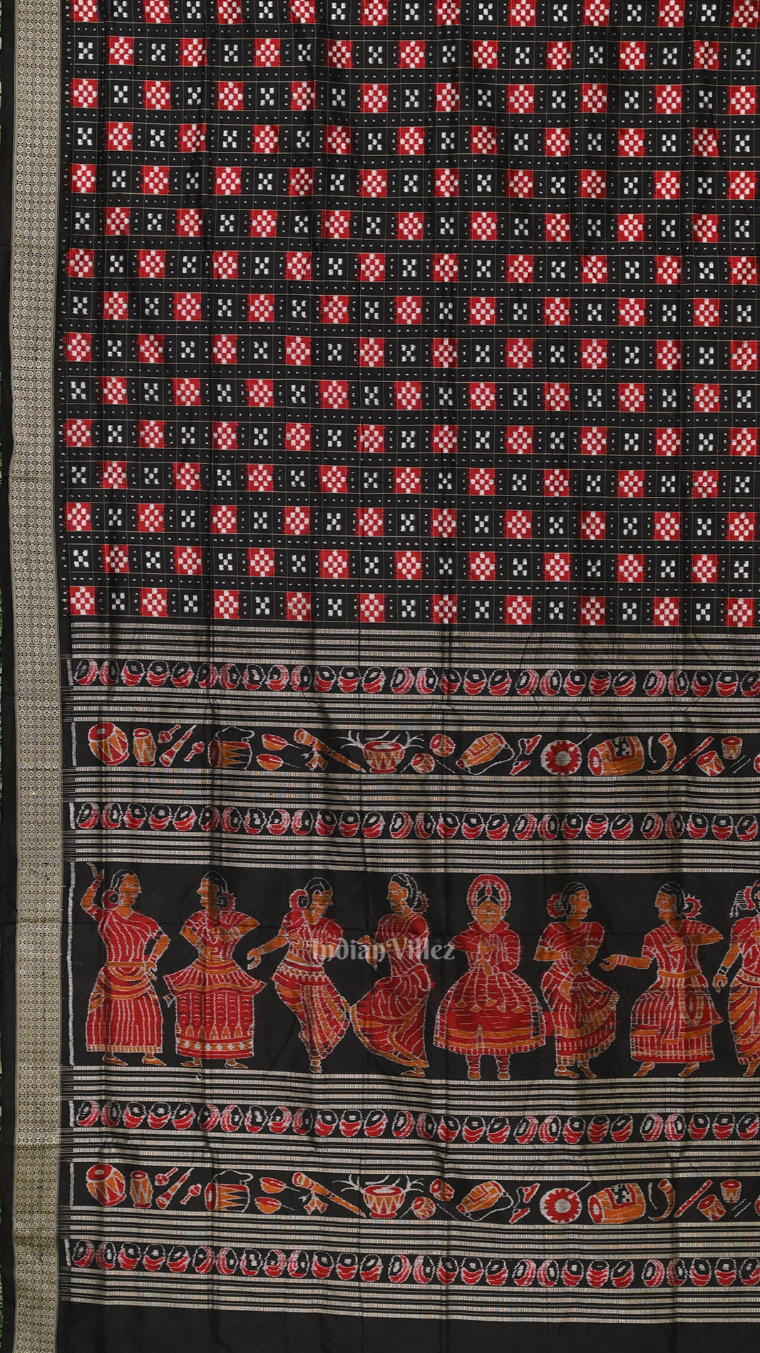 Pasapali Saree | Buy Border Sambalpuri Pasapalli Saree Online ...
