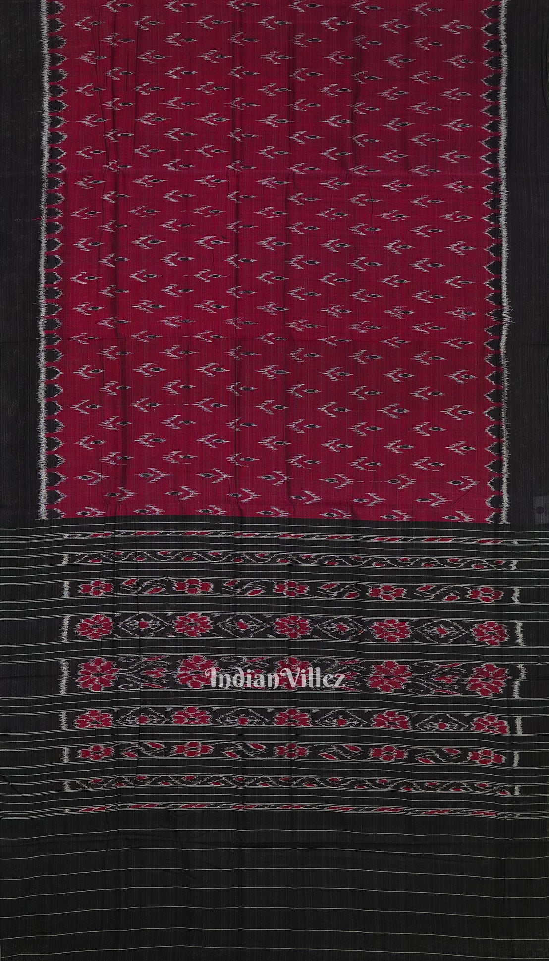 Maniabandha Saree | Buy Cotton Ikat Maniabandha Pata Saree Online ...