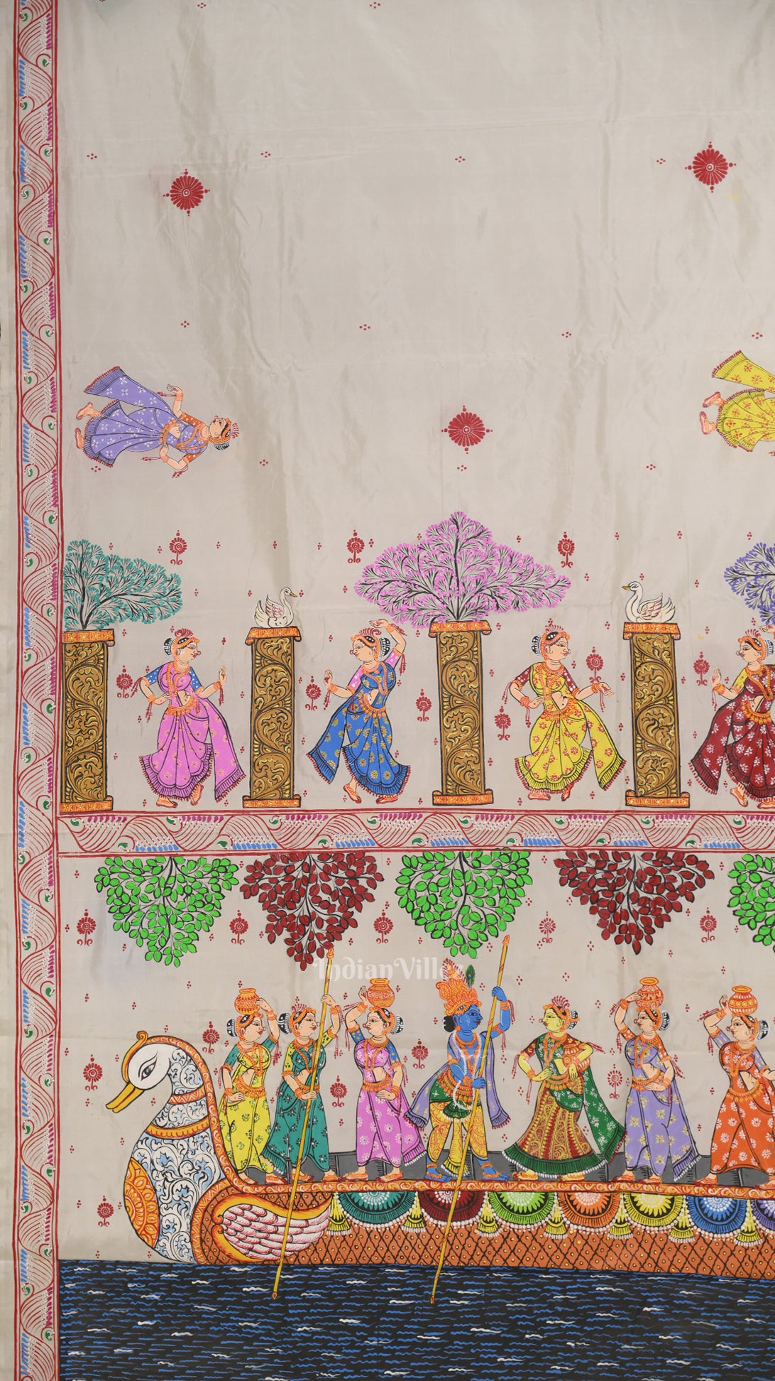 Pattachitra Sarees | Buy Hand-Painted Patachitra Sarees Online ...