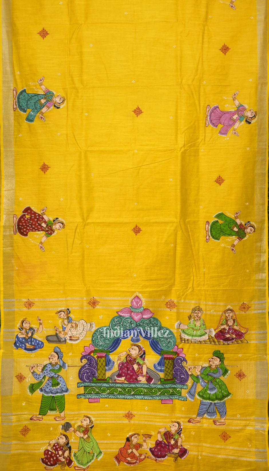 Pattachitra Sarees | Buy Hand-Painted Patachitra Sarees Online ...