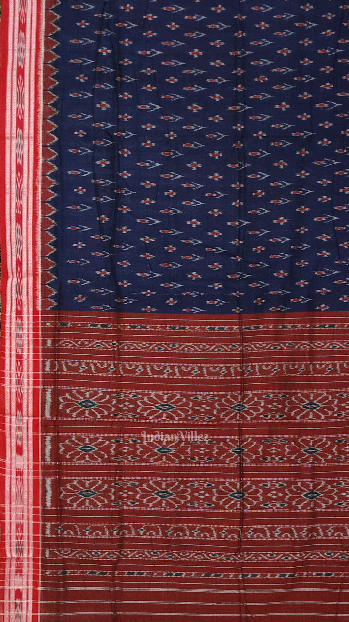 Maniabandha Saree | Buy Cotton Ikat Maniabandha Pata Saree Online ...