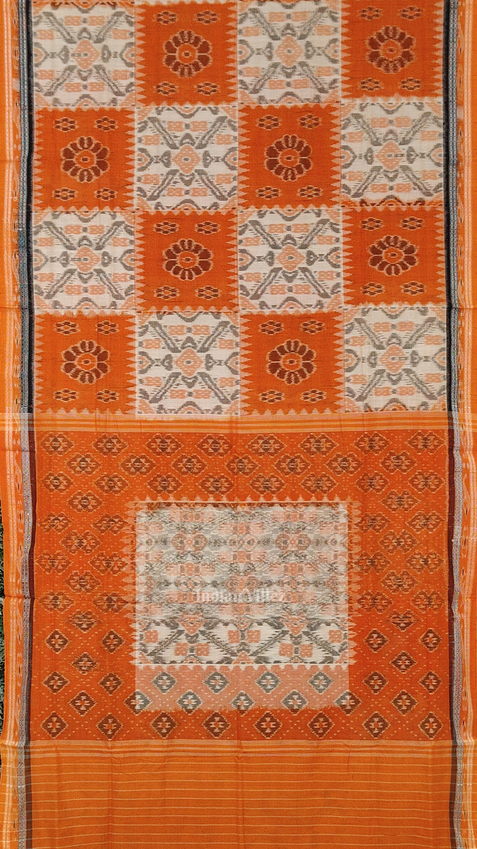 Maniabandha Saree | Buy Cotton Ikat Maniabandha Pata Saree Online ...