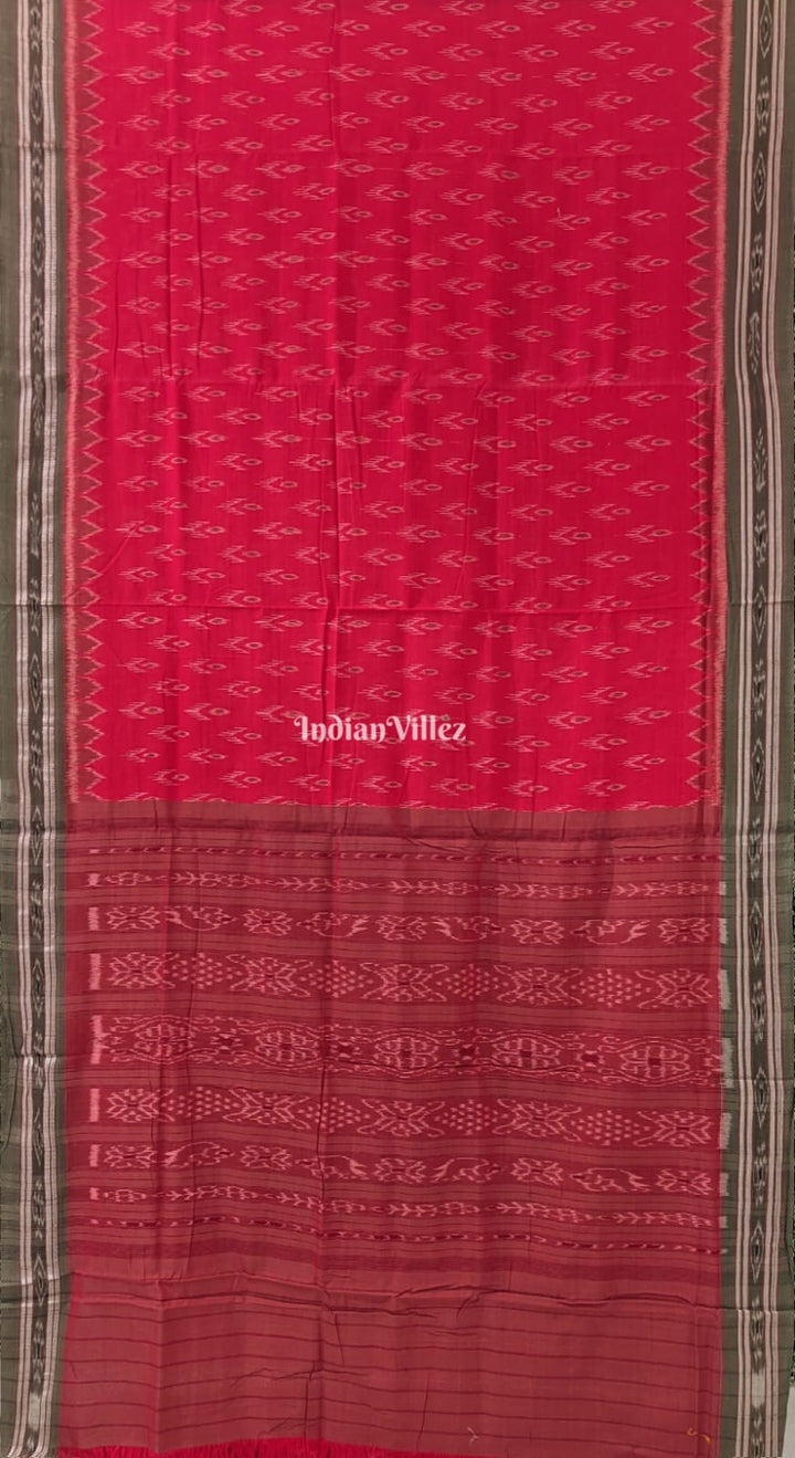 Maniabandha Saree | Buy Cotton Ikat Maniabandha Pata Saree Online ...