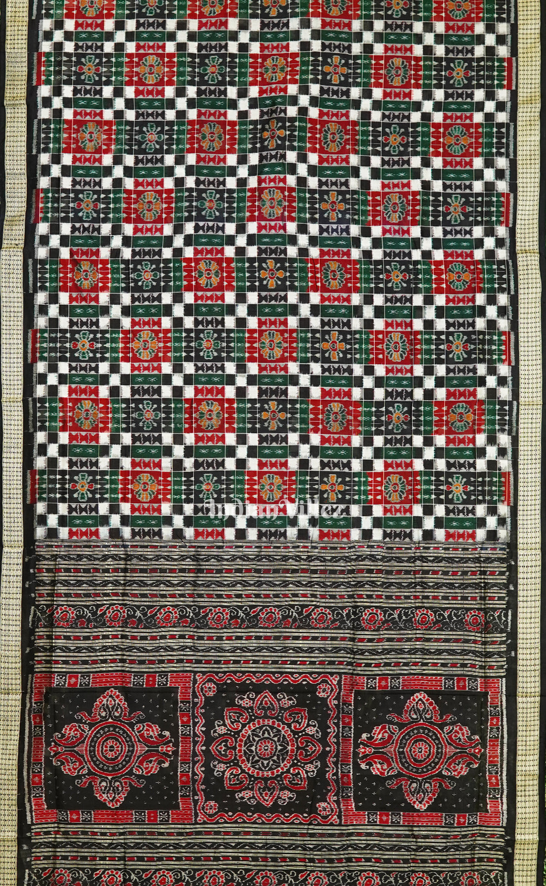 Bomkai Saree | Odisha Handloom Bomkai Pata Saree – IndianVillèz