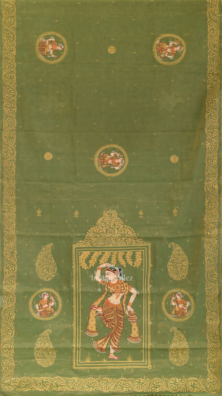 Pattachitra Sarees | Buy Hand-Painted Patachitra Sarees Online ...