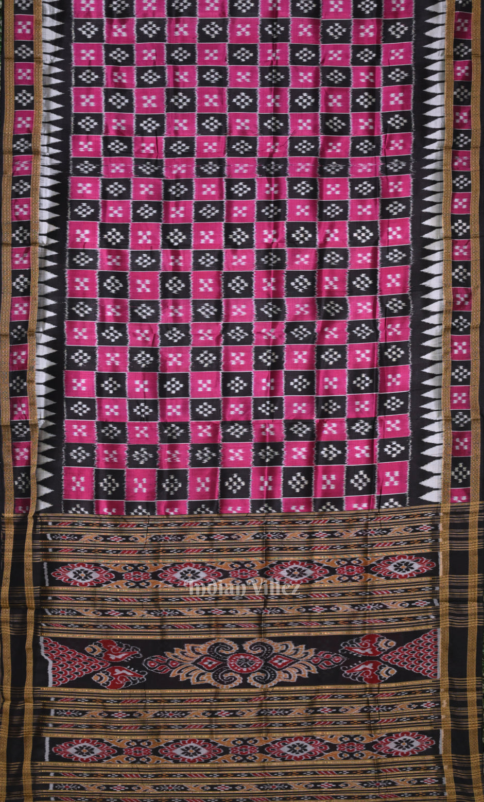 Pasapali Saree | Buy Border Sambalpuri Pasapalli Saree Online ...