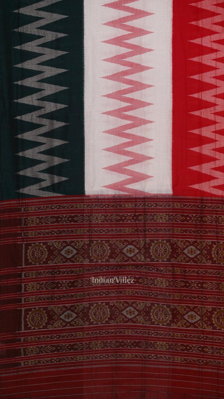 Maniabandha Saree | Buy Cotton Ikat Maniabandha Pata Saree Online ...