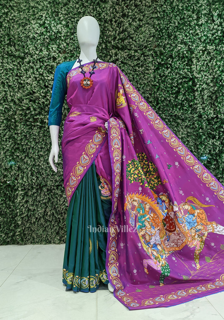 Pattachitra Sarees | Buy Hand-Painted Patachitra Sarees Online ...