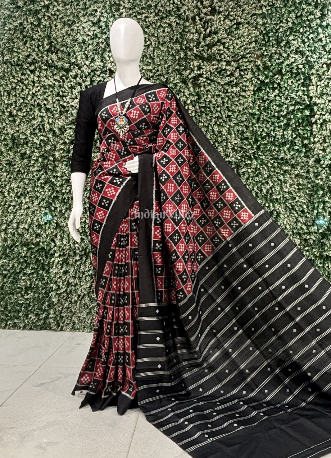 Pasapali Saree | Buy Border Sambalpuri Pasapalli Saree Online ...
