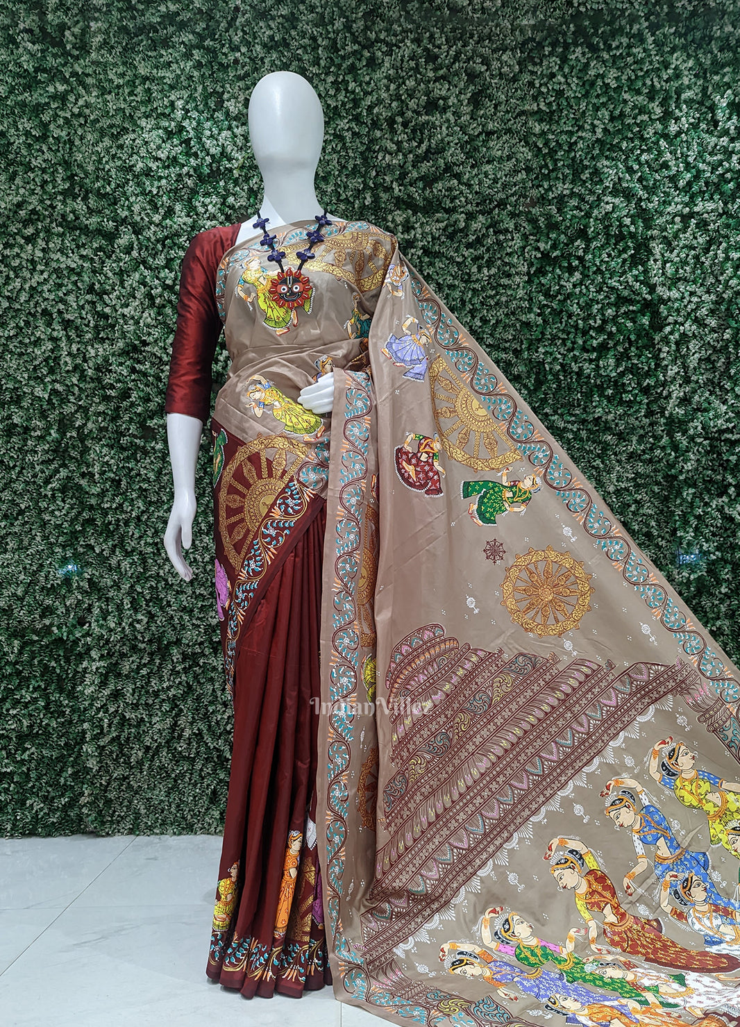 Pattachitra Sarees | Buy Hand-Painted Patachitra Sarees Online ...