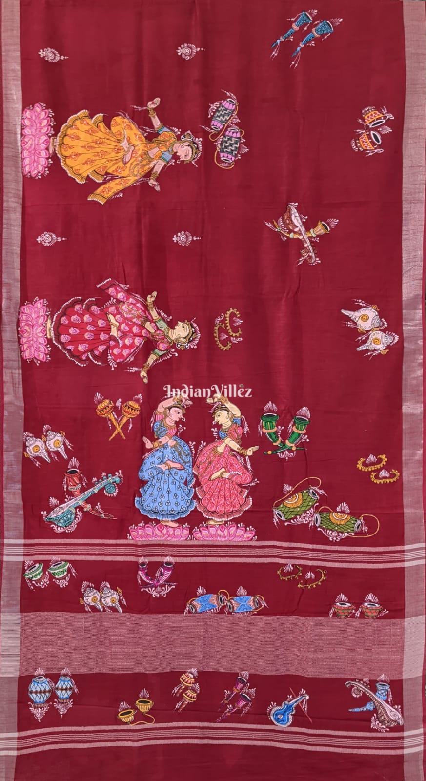 Pattachitra Sarees | Buy Hand-Painted Patachitra Sarees Online ...