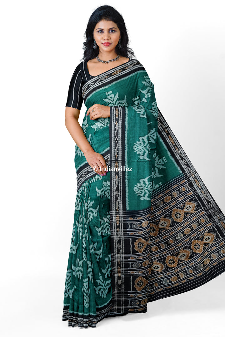 Maniabandha Saree | Buy Cotton Ikat Maniabandha Pata Saree Online ...